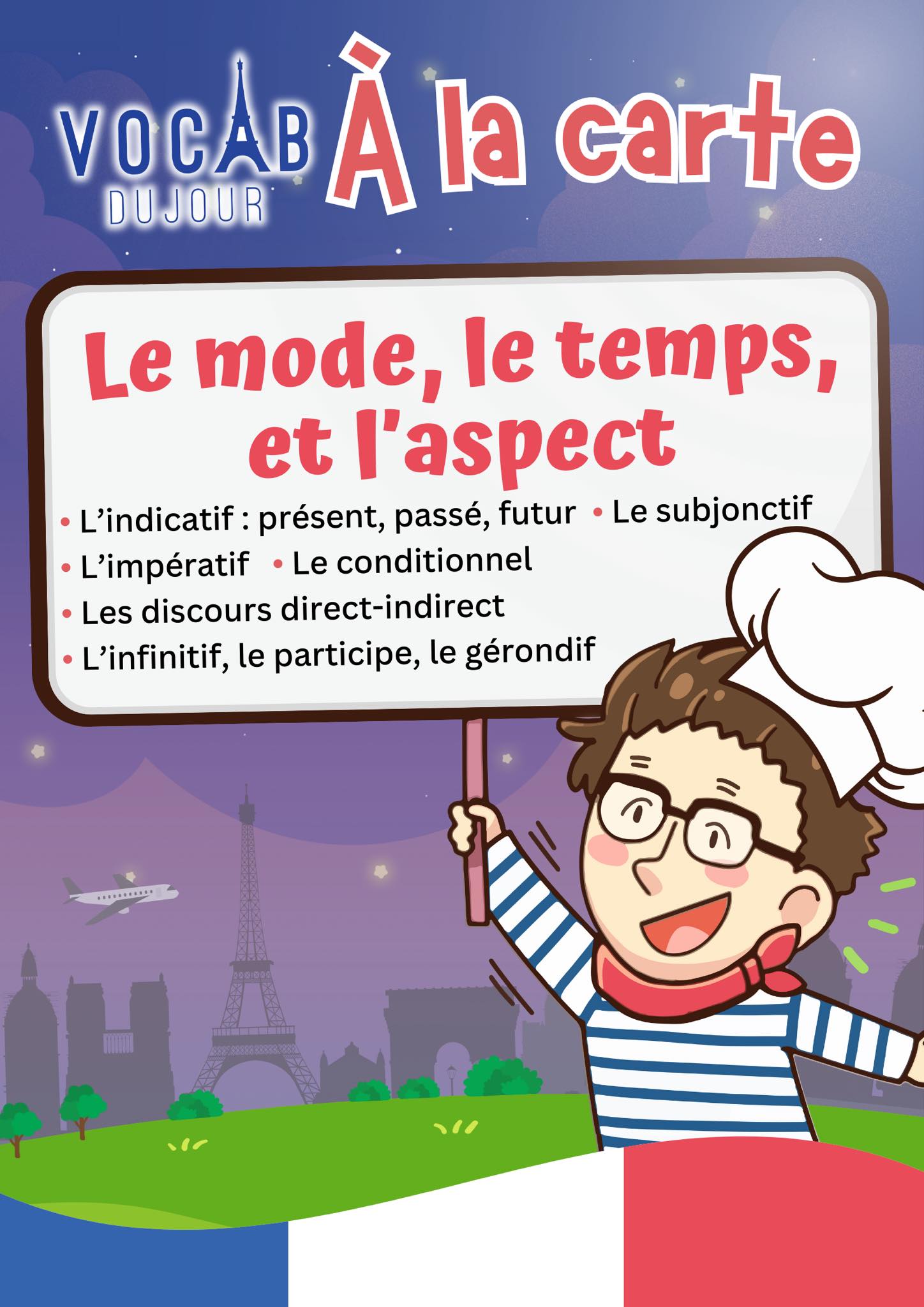 Grammaire à la carte - Le mode, le temps, et l’aspect